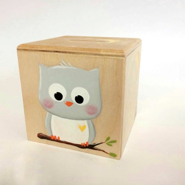 Owl Coin Bank - Etsy