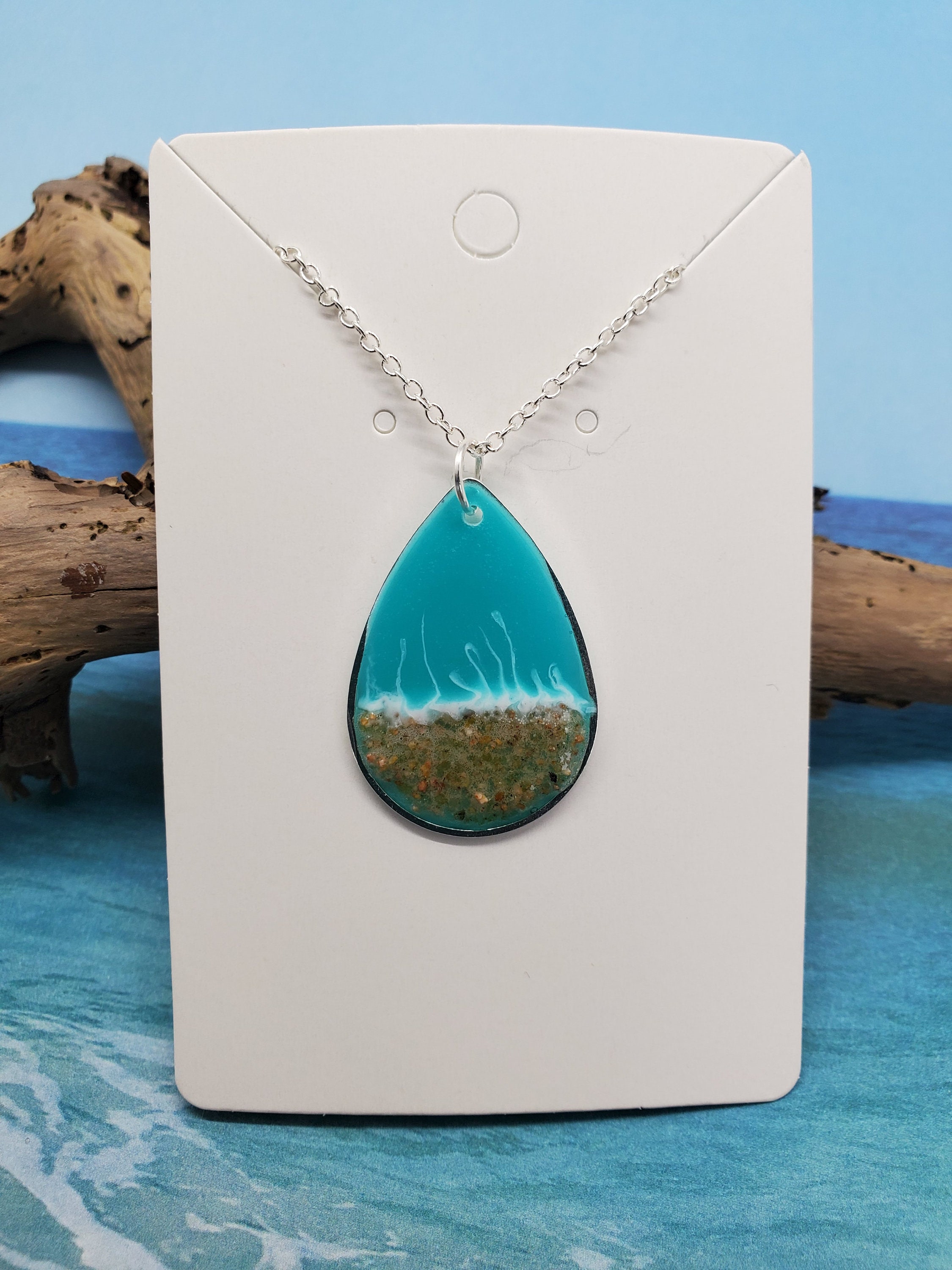 Ocean Wave and PEI Sand Necklace - Etsy Canada