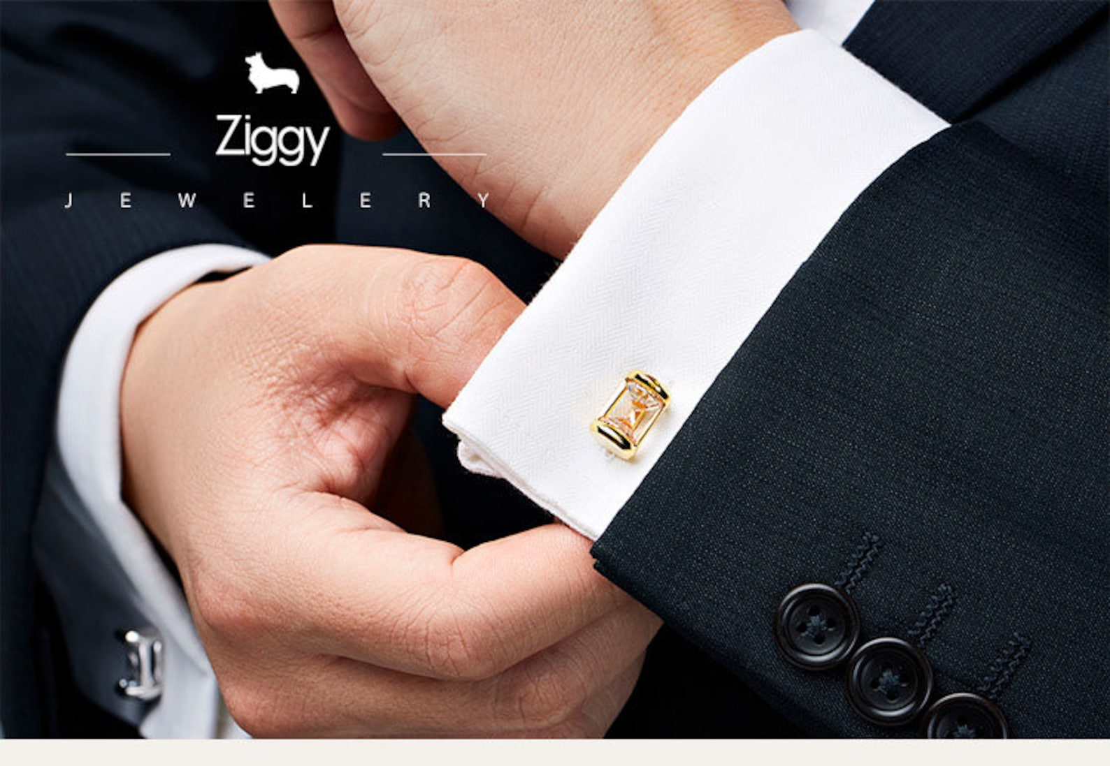 Men's Hourglass Cuff Links, Business Jewelry, Sentimental Gift for ...