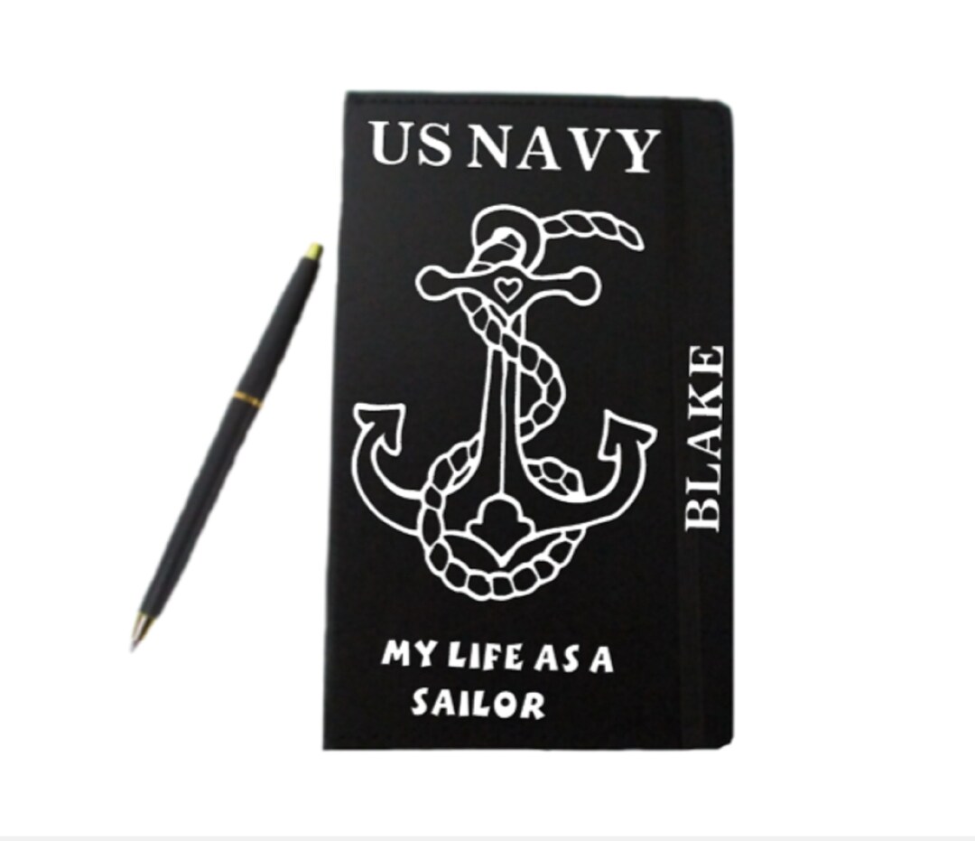 US NAVY Enlistment/writing Journal for Sailor/travel Journal/boot Camp ...