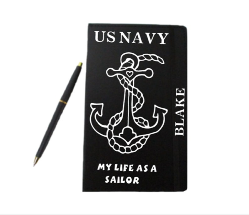 US NAVY Enlistment/writing Journal for Sailor/travel Journal/boot Camp ...