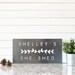 Custom She Shed Sign | Metal She Shed Sign | Personalized She Shed Sign ...