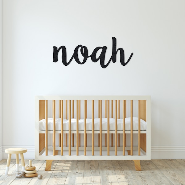 Metal Name Sign for Nursery - Etsy