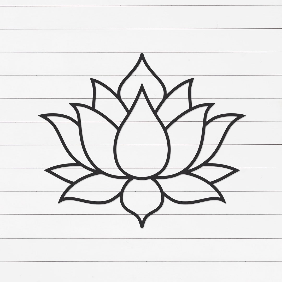 Lotus Flower Sign | Flower Wall Decor | Flower Wall Art | Valentine's ...