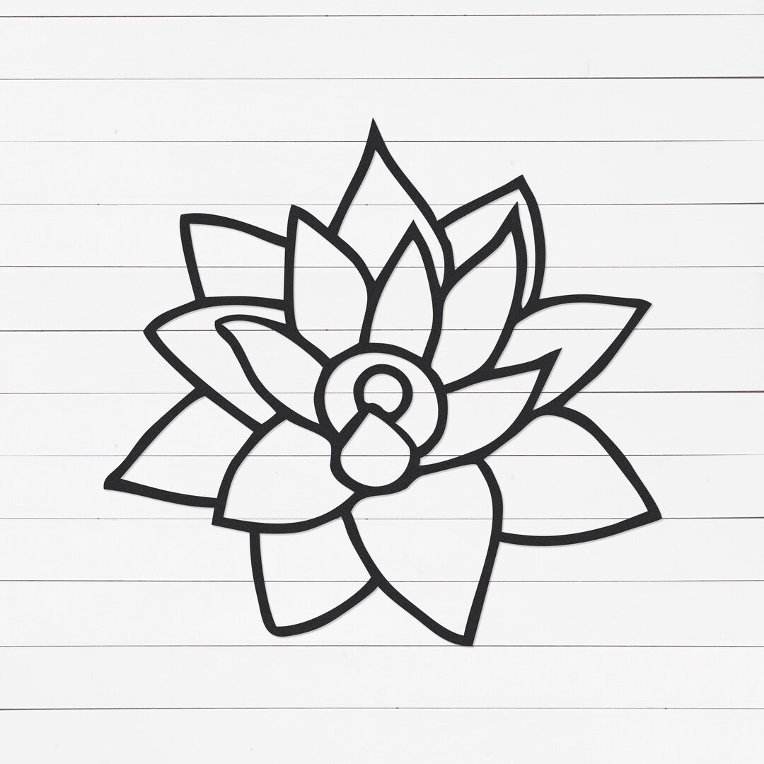 Lotus Flower Sign | Flower Wall Decor | Flower Wall Art | Valentine's ...