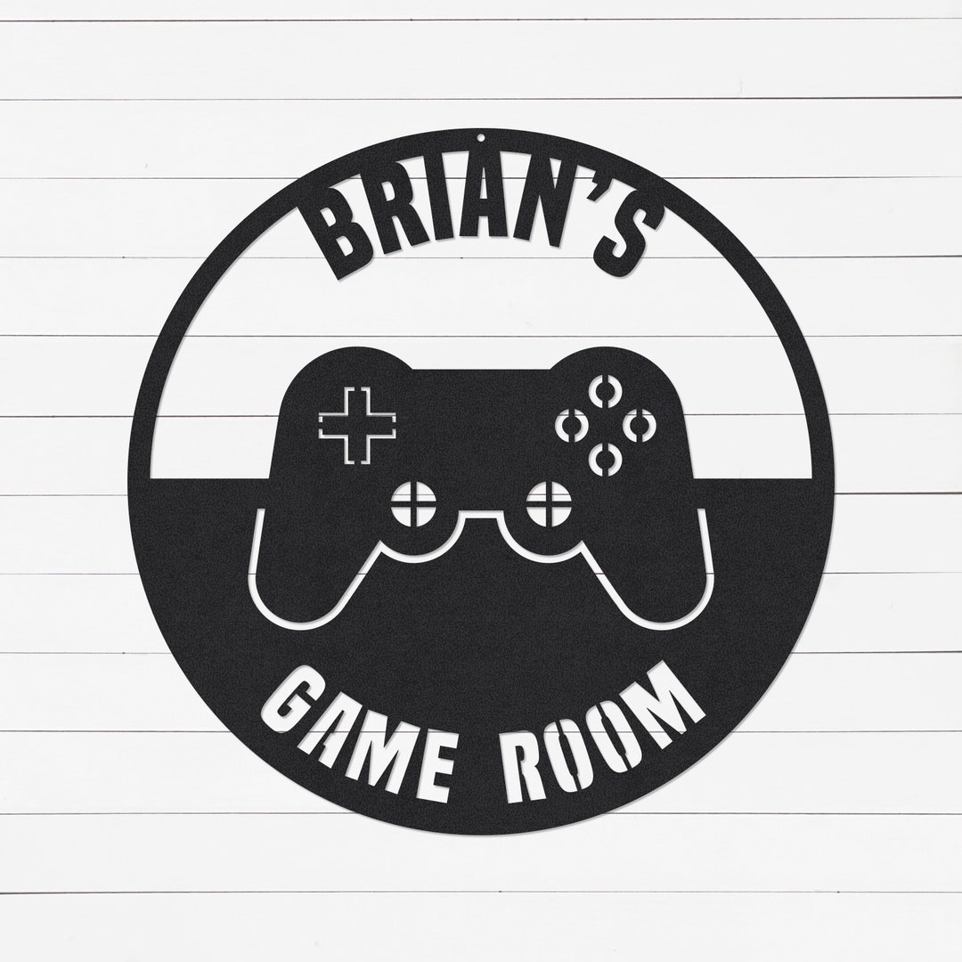 Custom Game Room Sign Video Game Room Sign Gamer Sign Video Game Sign ...