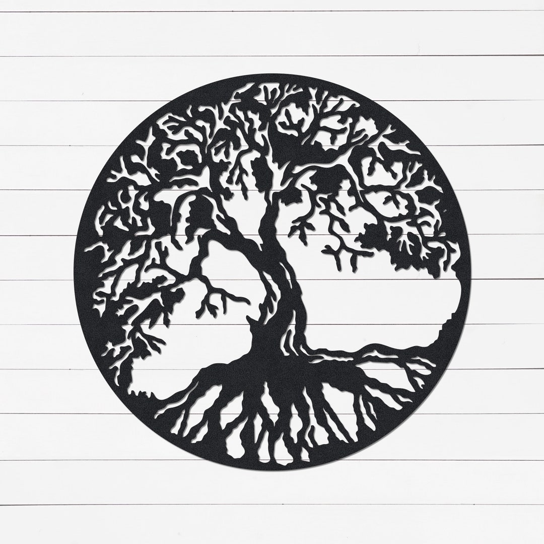 Tree of Life Sign | Tree Decor | Nature Decor | Wall Hanging | Outdoor ...