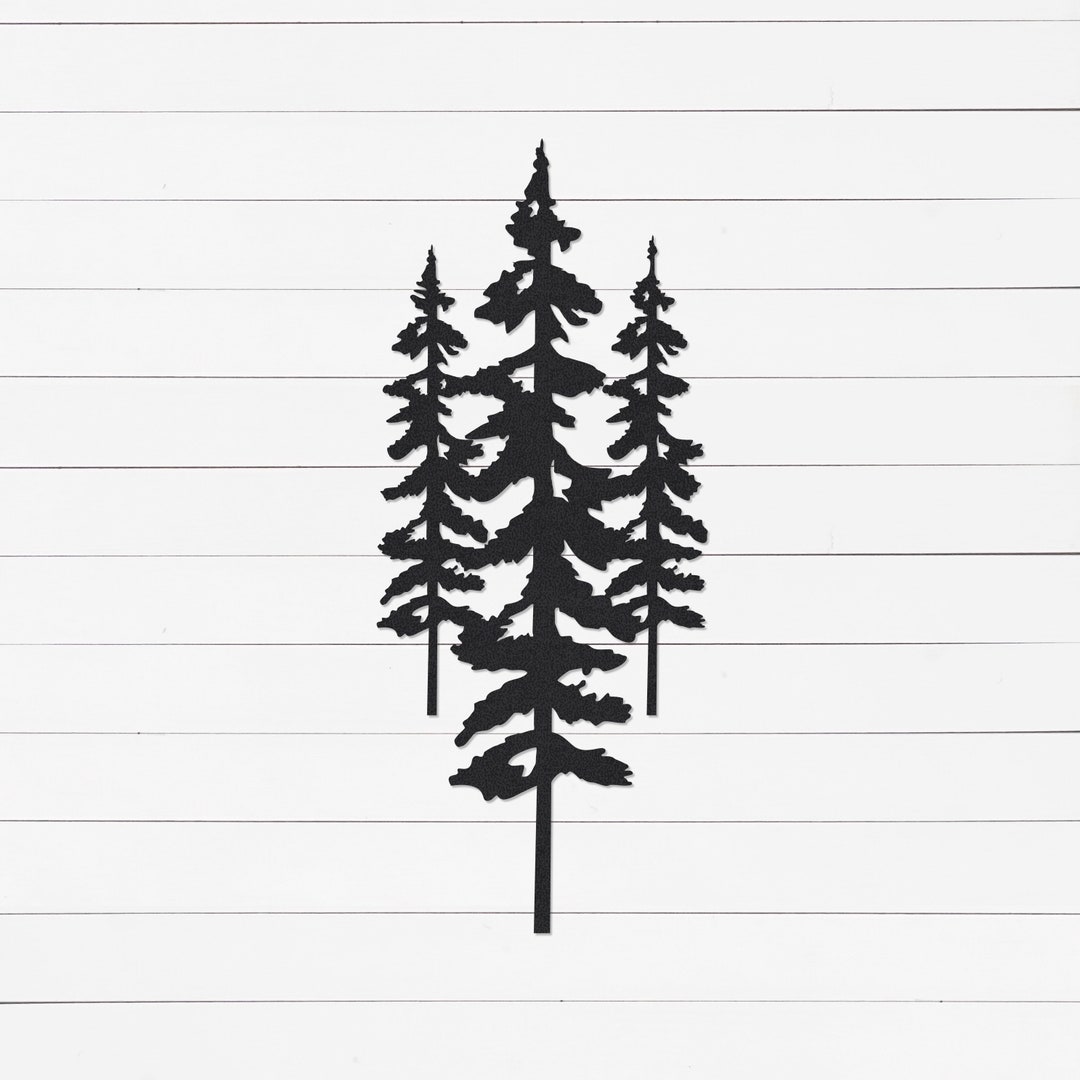 Pine Tree Sign | Pine Tree Wall Art | Cedar Tree Sign | Forest Decor ...
