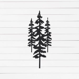 Pine Tree Sign | Pine Tree Wall Art | Cedar Tree Sign | Forest Decor ...