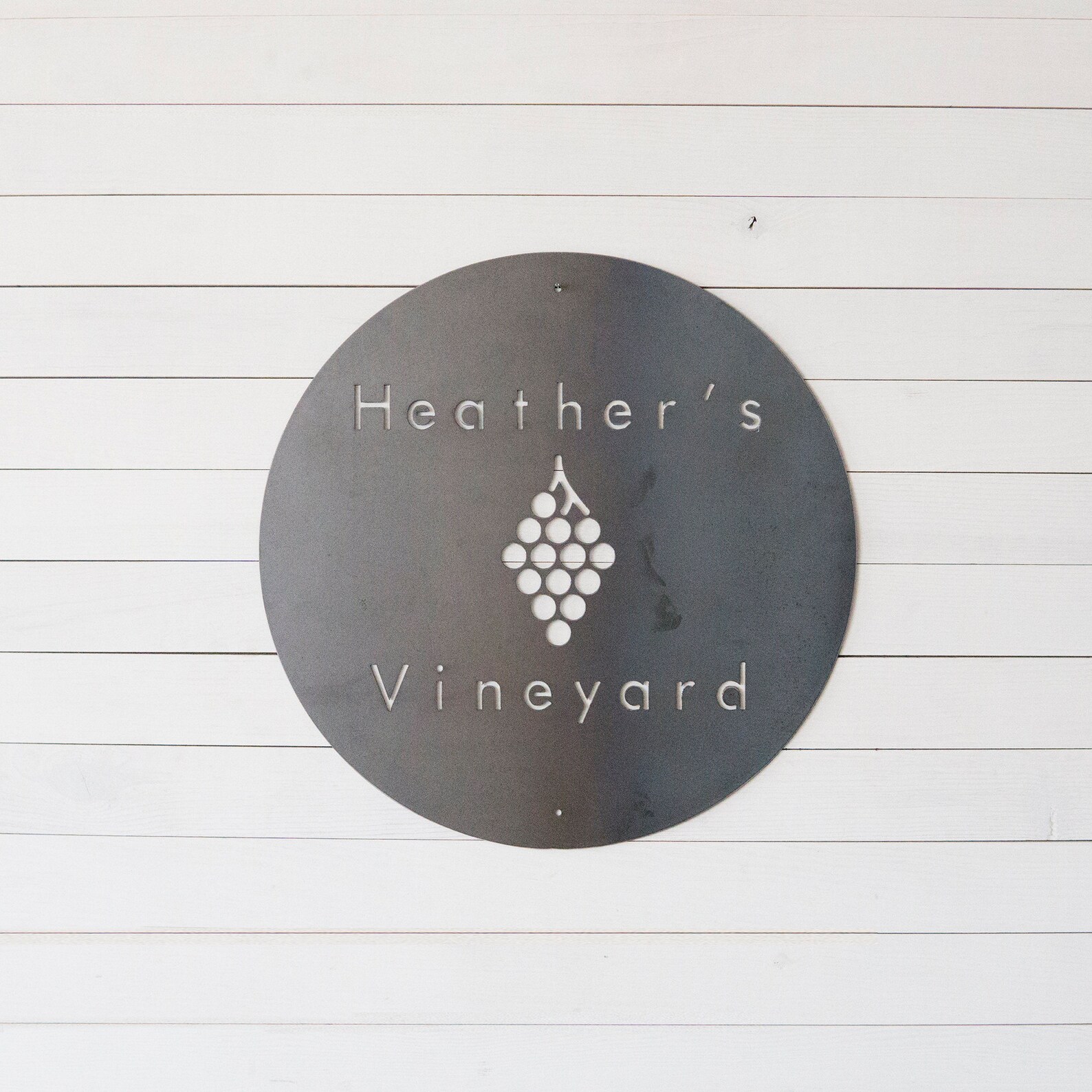 Custom Vineyard Sign Wine Sign Bar Sign Metal Sign - Etsy