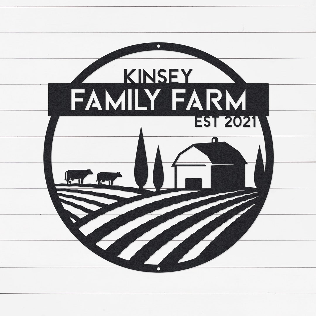 Custom Farm Sign | Custom Ranch Sign | Custom Outdoor Sign | Business ...