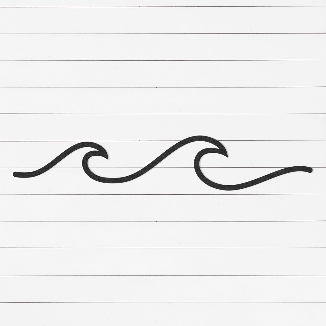 Metal Wave Sign | Wave Art | Wave Wall Art | Wave Wall Decor | Wall ...