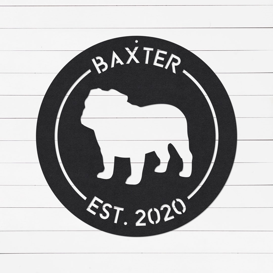 Custom Dog Sign | Dog Breed Sign | Personalized Dog Sign | Metal Dog ...