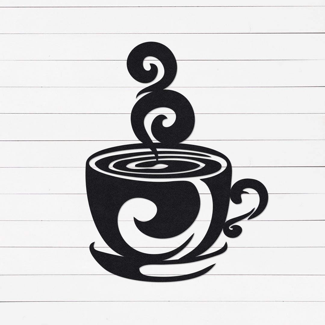 Coffee Cup Sign | Coffee Sign | Coffee Bar Sign | Kitchen Sign | Metal ...