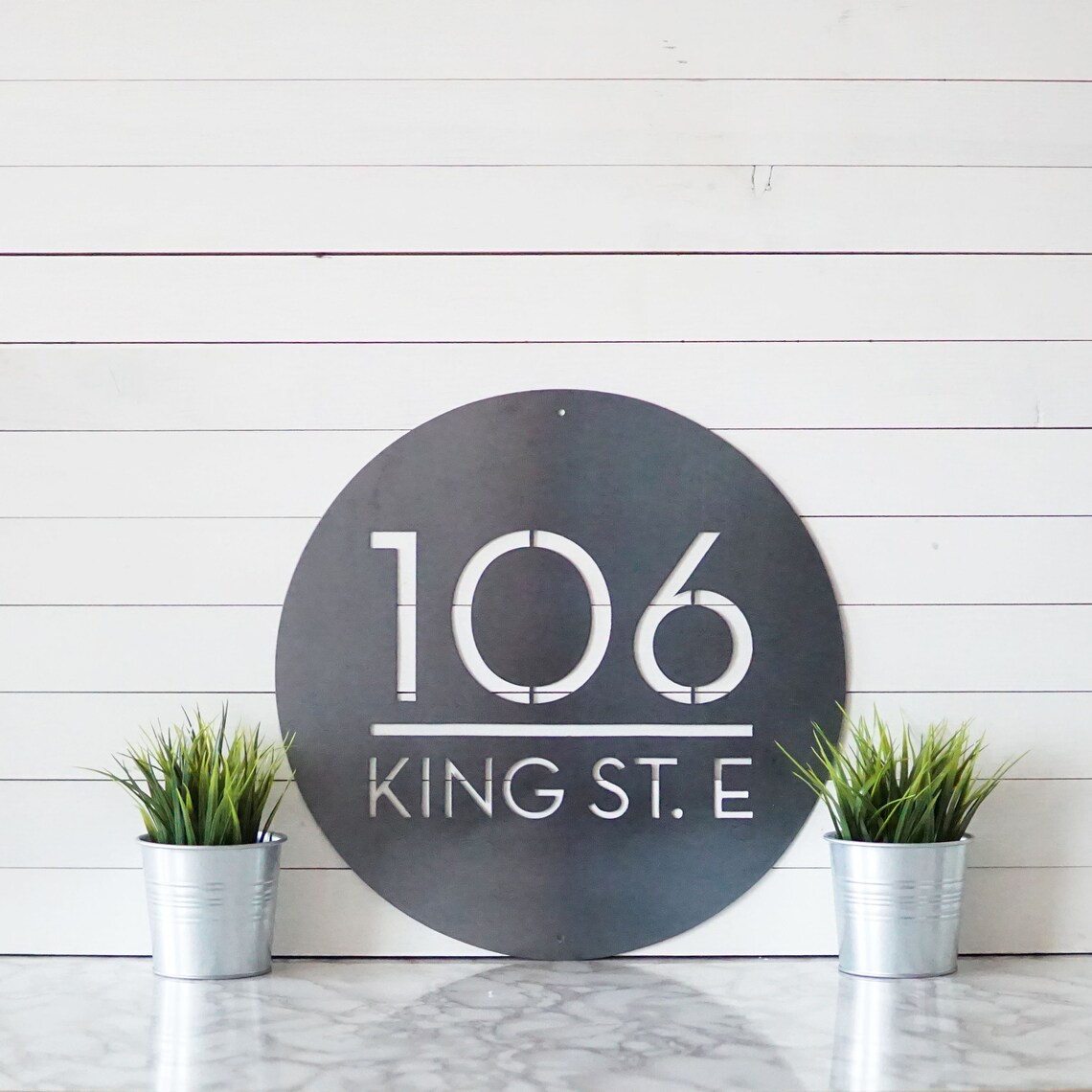 Custom Metal Home Address Sign House Number Sign House - Etsy