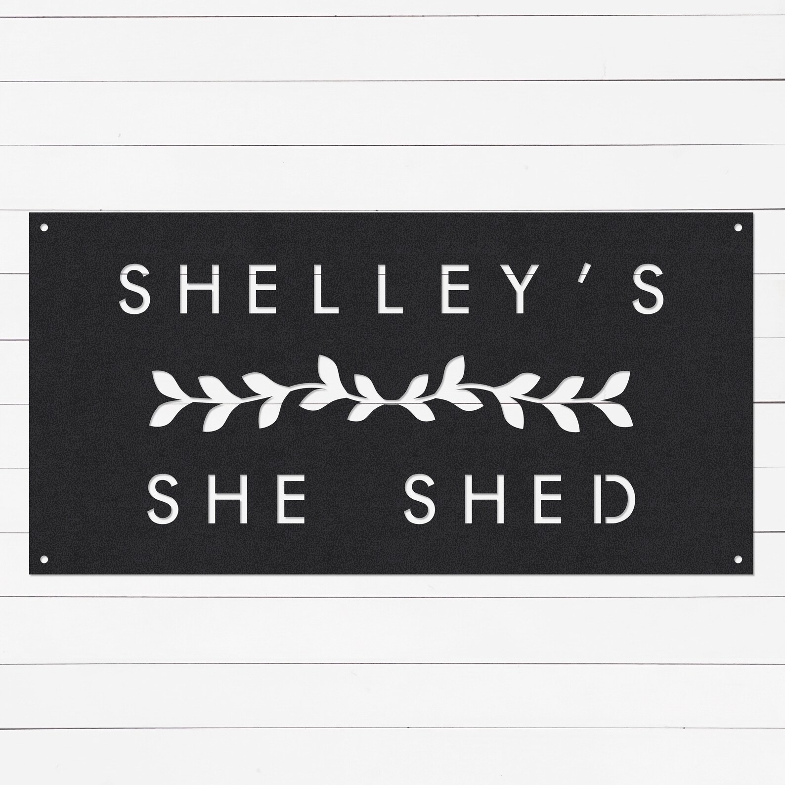 Custom Metal She Shed Sign | Personalized She Cave Plaque - Etsy