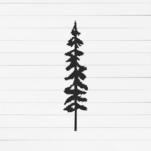 Pine Tree Sign | Pine Tree Wall Art | Cedar Tree Sign | Forest Decor ...
