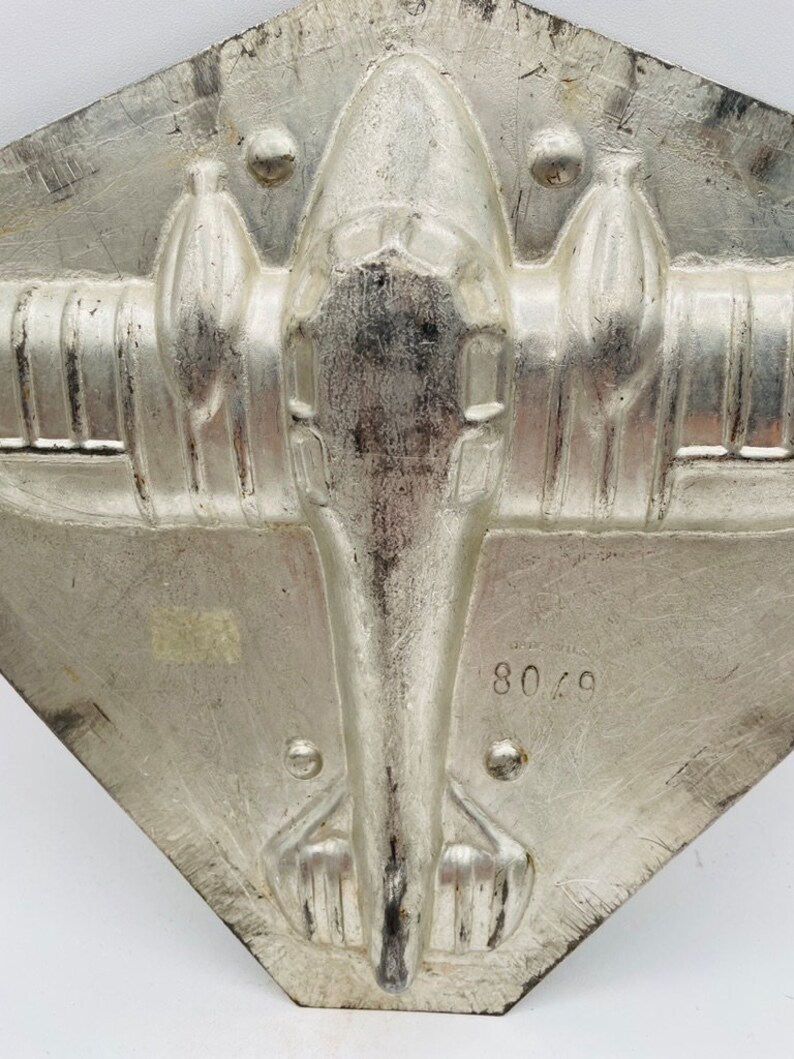 Vintage Metal Chocolate Airplane Mold - Etsy