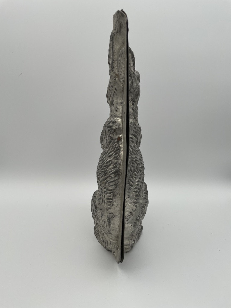 Vintage Large Standing Rabbit With Basket Metal Chocolate Mold - Etsy