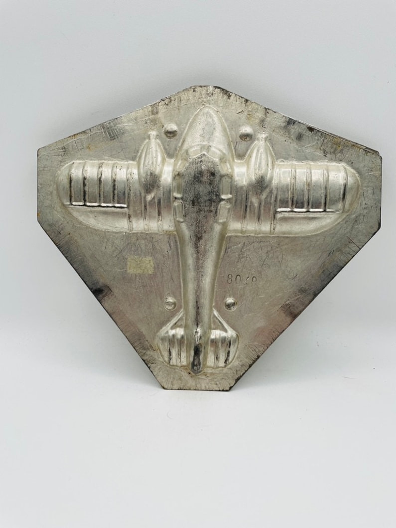Vintage Metal Chocolate Airplane Mold - Etsy