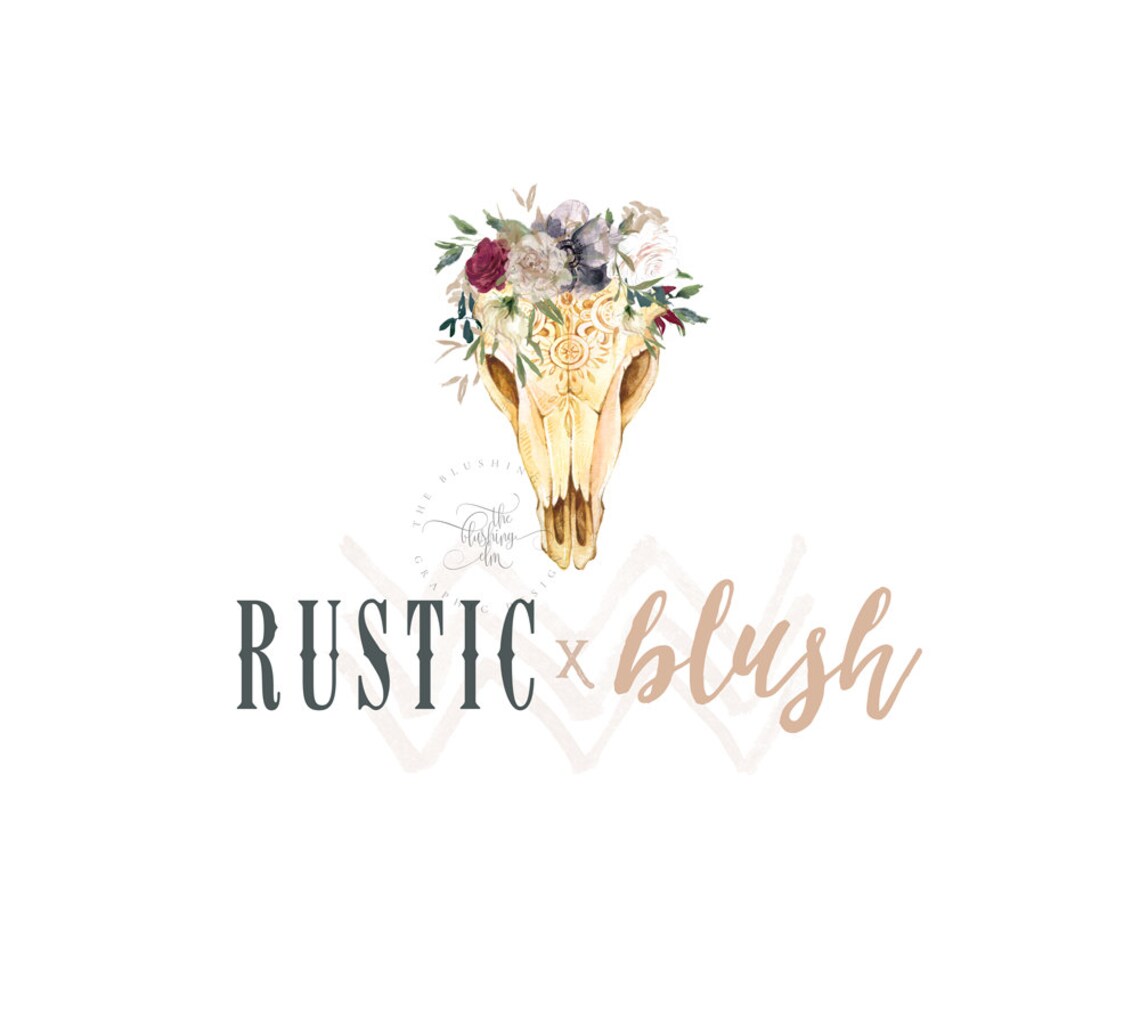 Rustic Logo Premade Logo Graphic Design Business Logo Logo | Etsy