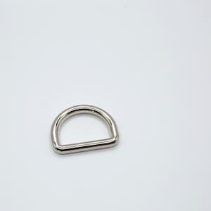 1 Inch Metal D Ring, Silver Gold Rosegold Black Brass Heavy Welded D ...