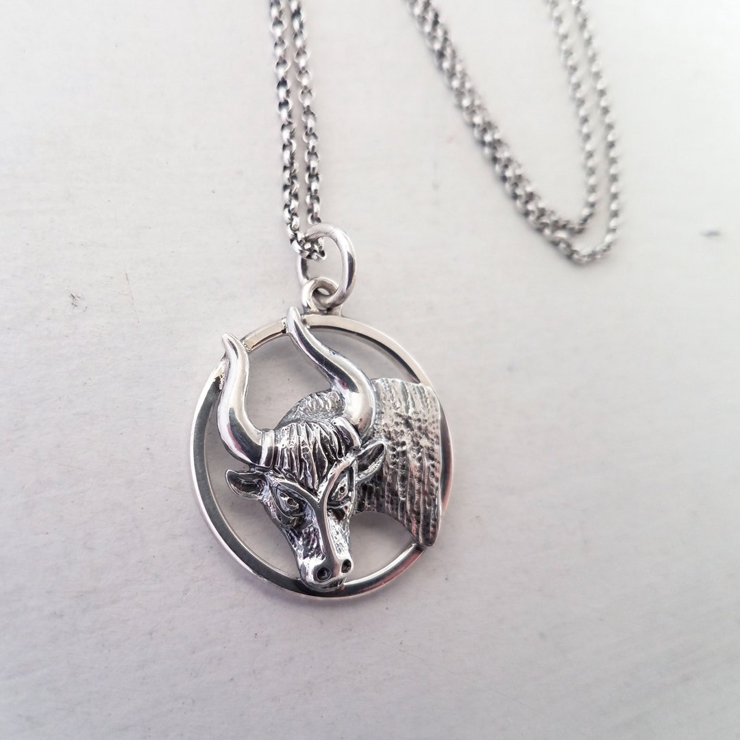 Taurus Necklace, Zodiac Necklace, Horoscope Necklace, Zodiac Jewelry ...