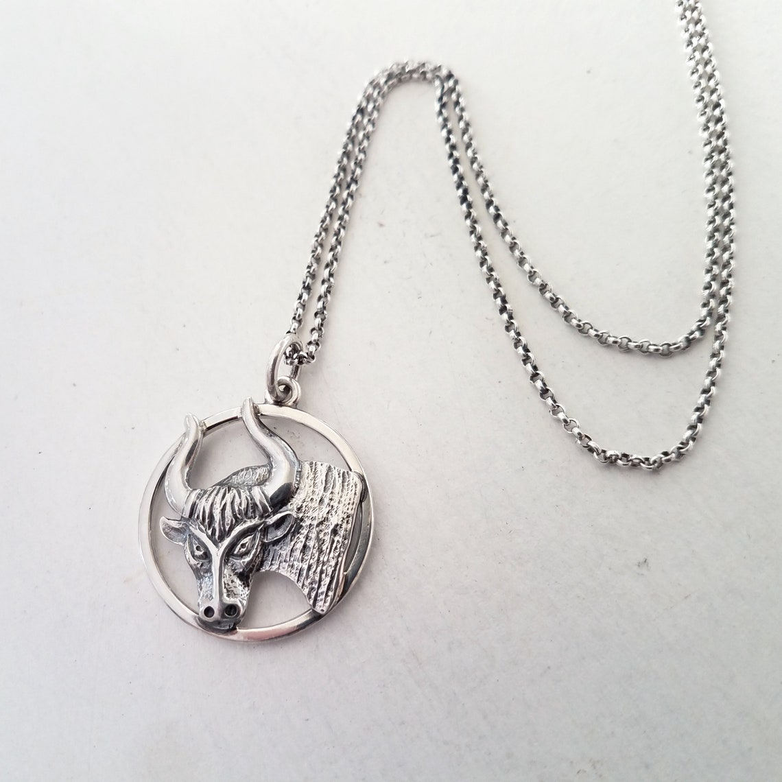 Taurus Necklace, Zodiac Necklace, Horoscope Necklace, Zodiac Jewelry ...