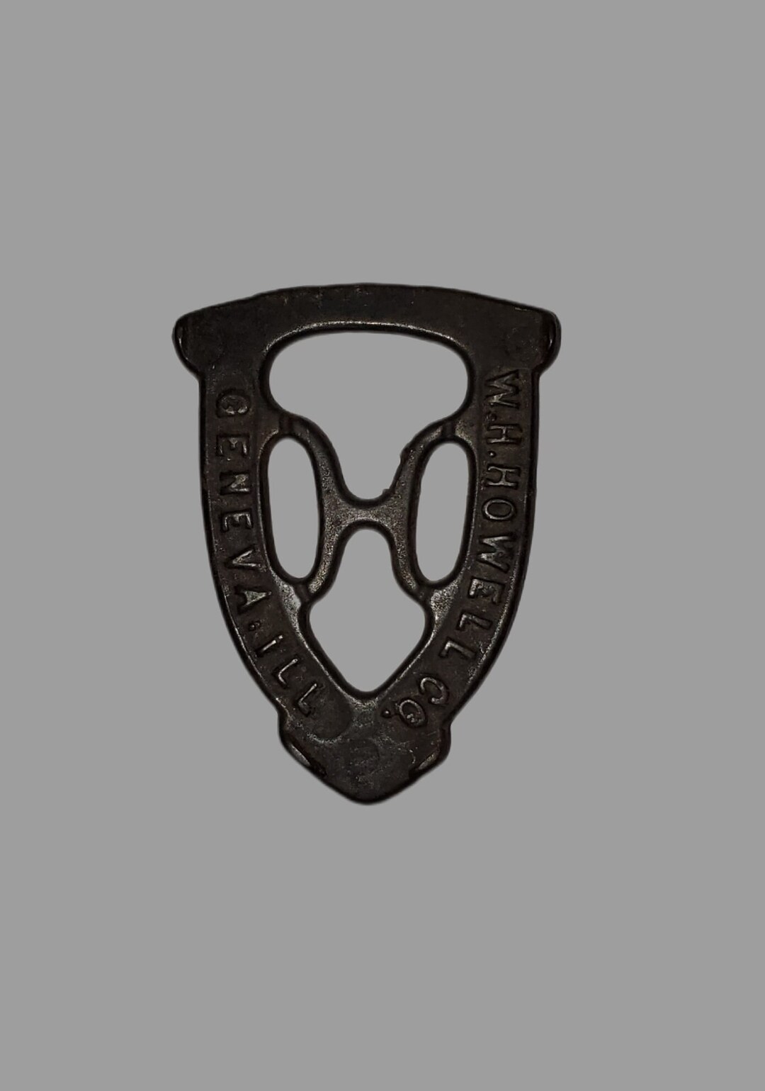 Antique 1800’s W H Howell Co Cast Iron Metal Trivet Iron Stand - Etsy