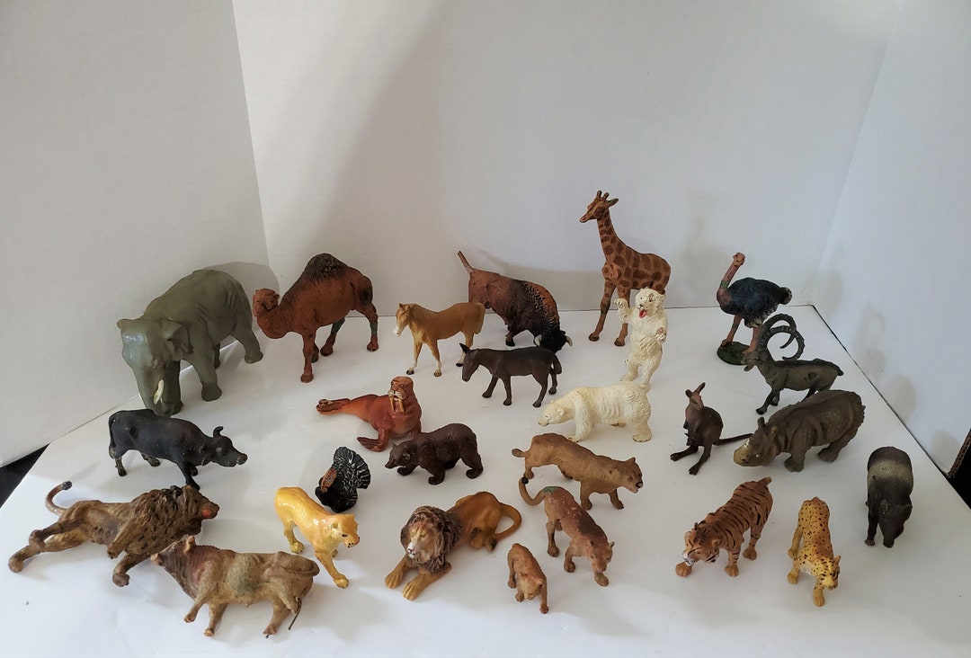 Vintage Antique Elastolin Lineol Composition Austria Toy Animals – Lot ...