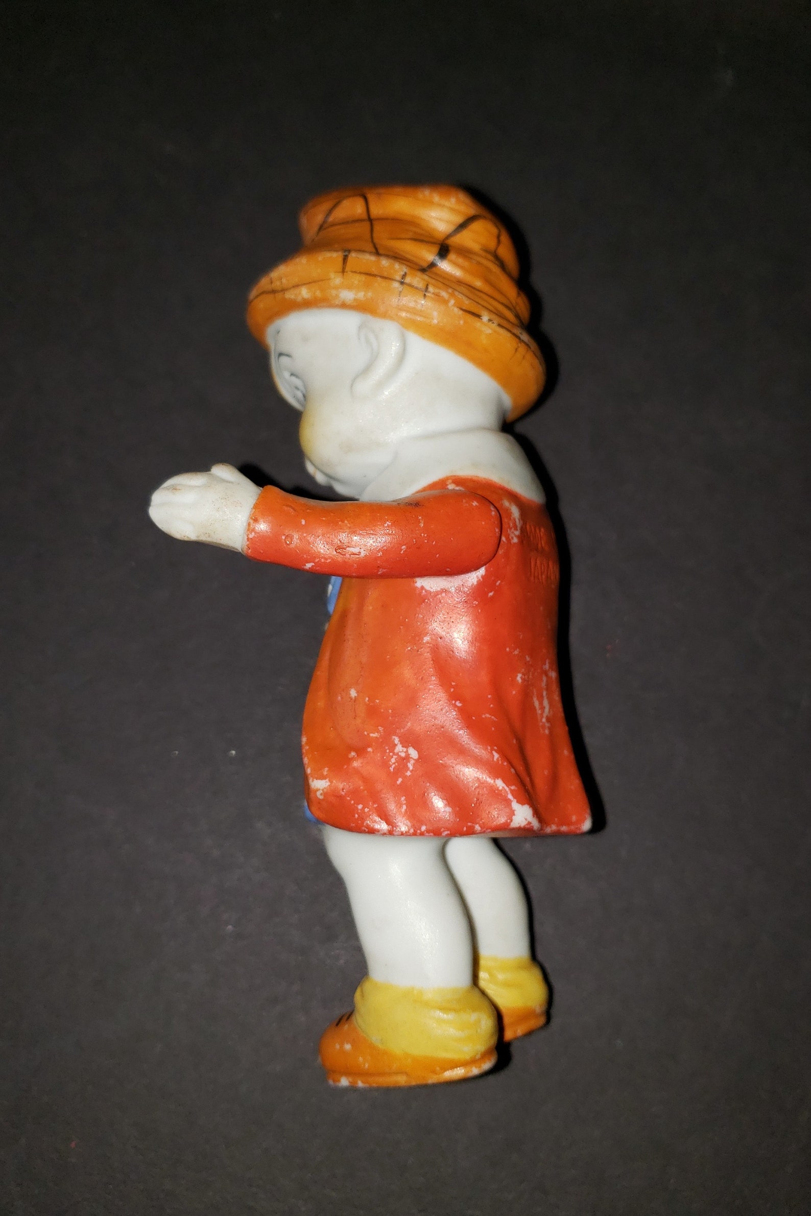 Vintage Japan Goobly Eye Jointed Boy Bisque Figurine - Etsy