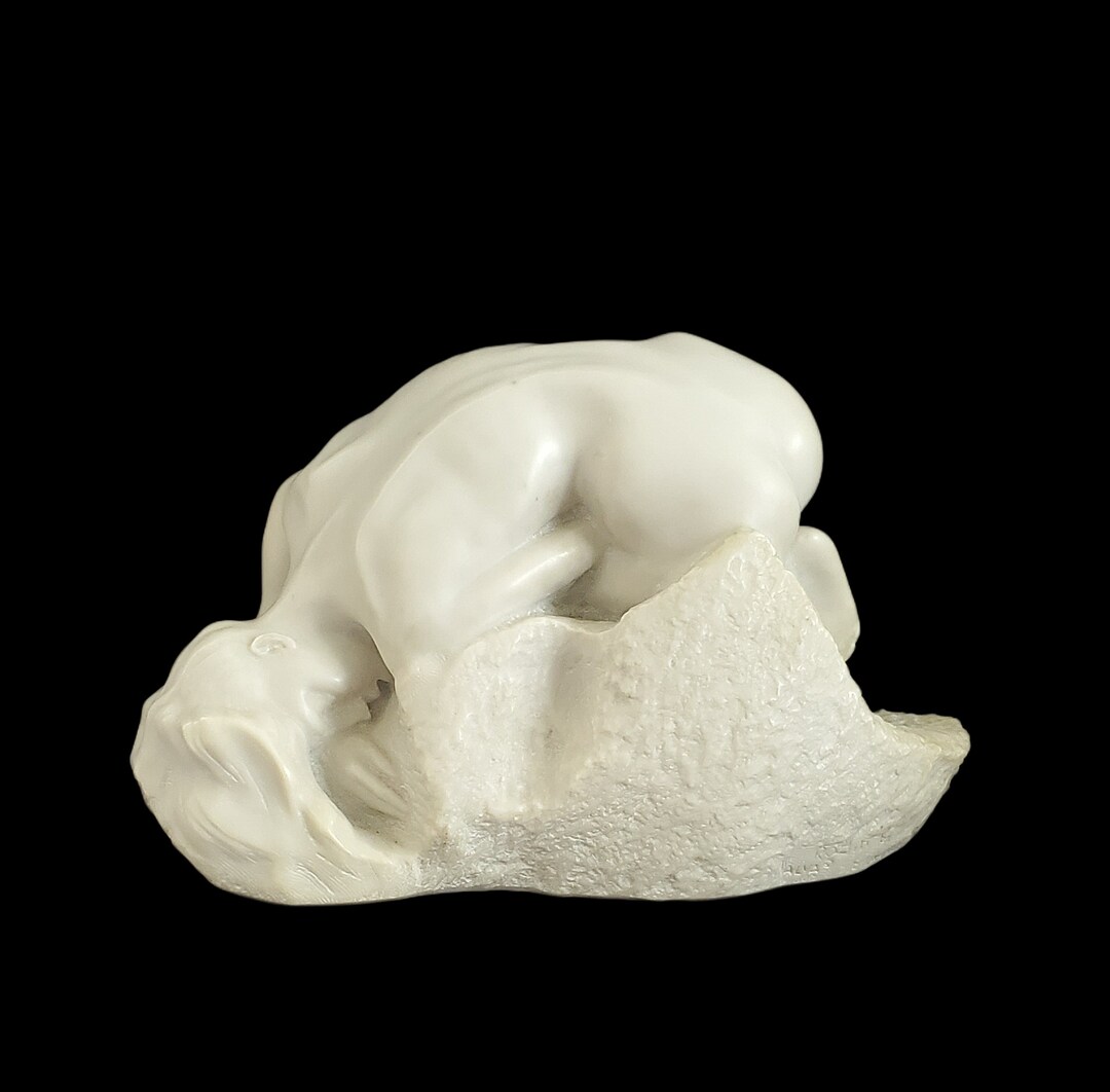 Vintage Alva Studio Reproduction Bonded Stone Sculpture of Danaid by ...