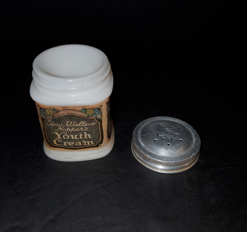 Vintage 1930-40’s Edna Wallace Hopper’s Youth Cream Container Jar ...