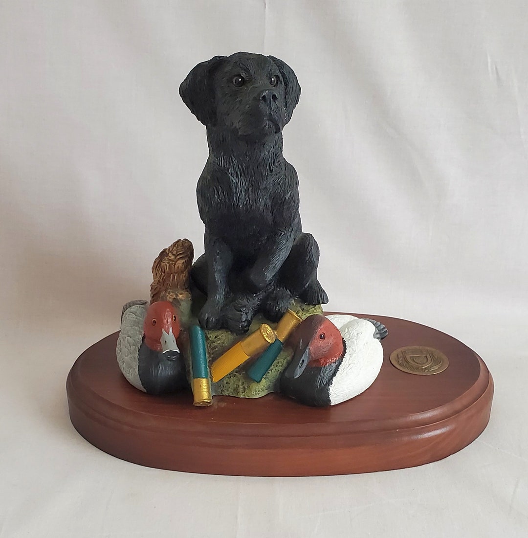 Vintage 2000 Ducks Unlimited Jennings Decoy Hunting Labrador Ducks ...