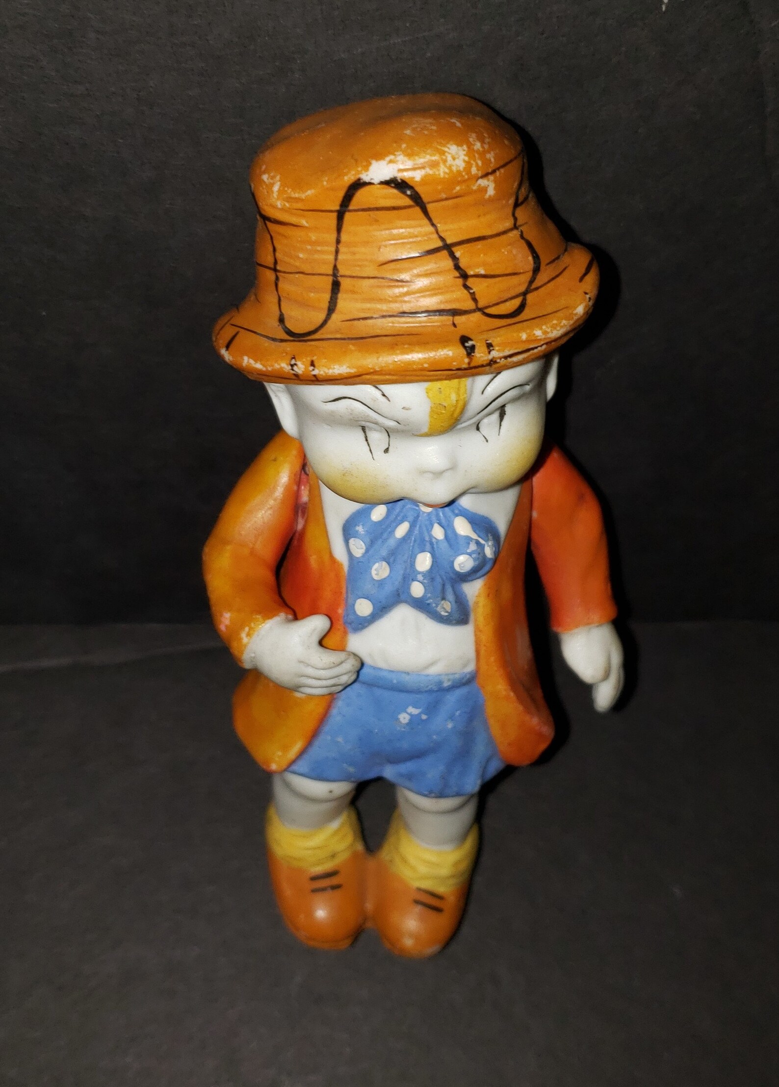 Vintage Japan Goobly Eye Jointed Boy Bisque Figurine - Etsy