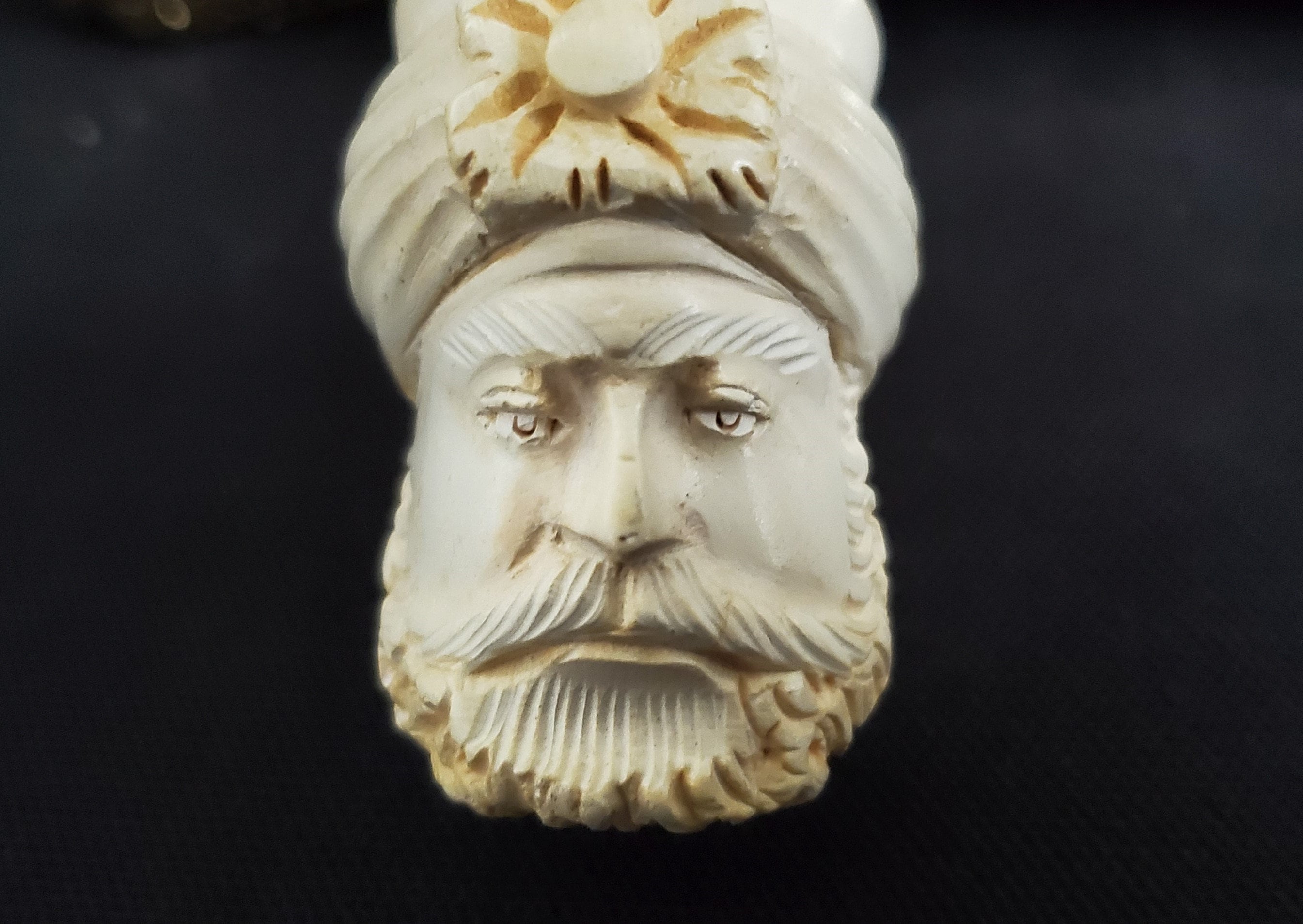 Vintage Meerschaum Sultan Face Hand-carved Smoking Tobacco - Etsy