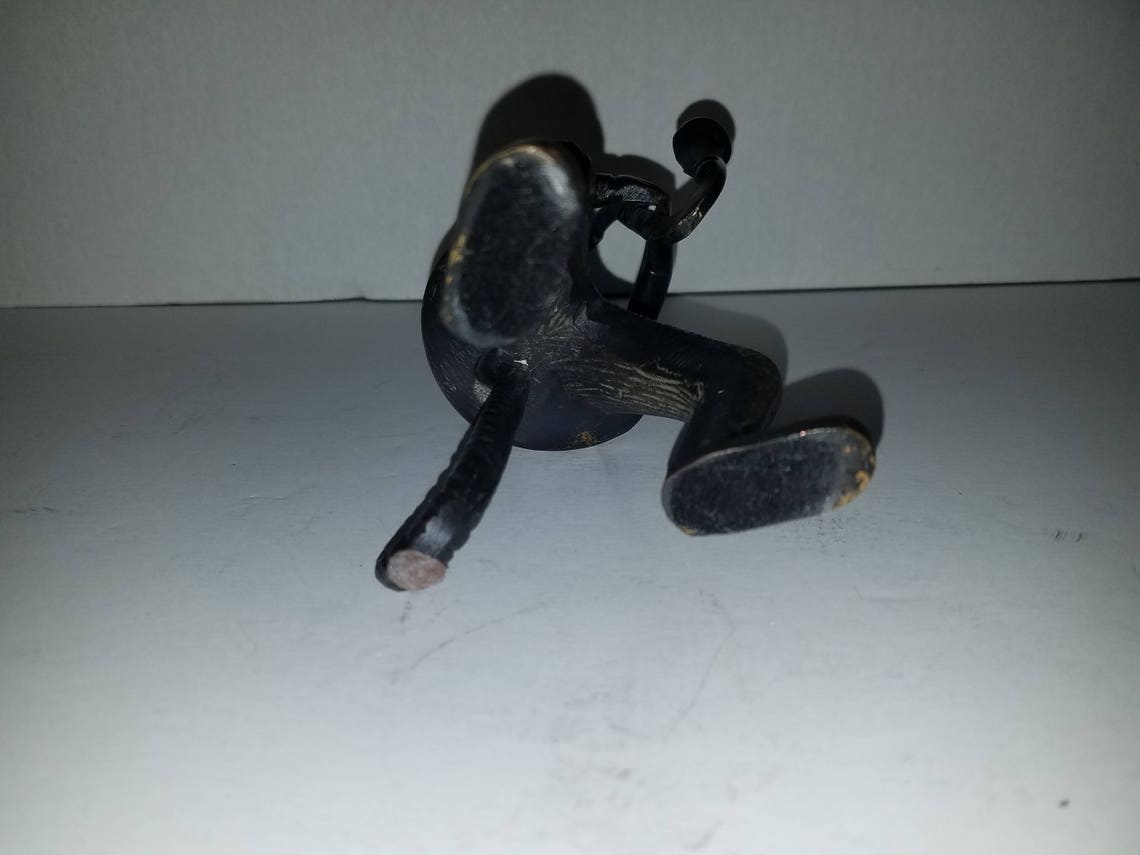 Charming Monkey Blowing Horn Metal Figurine - Etsy