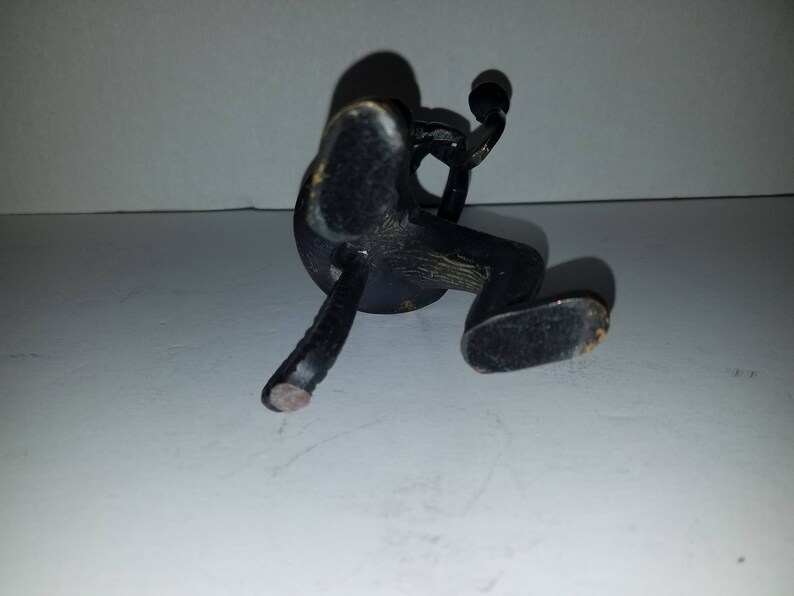 Charming Monkey Blowing Horn Metal Figurine - Etsy