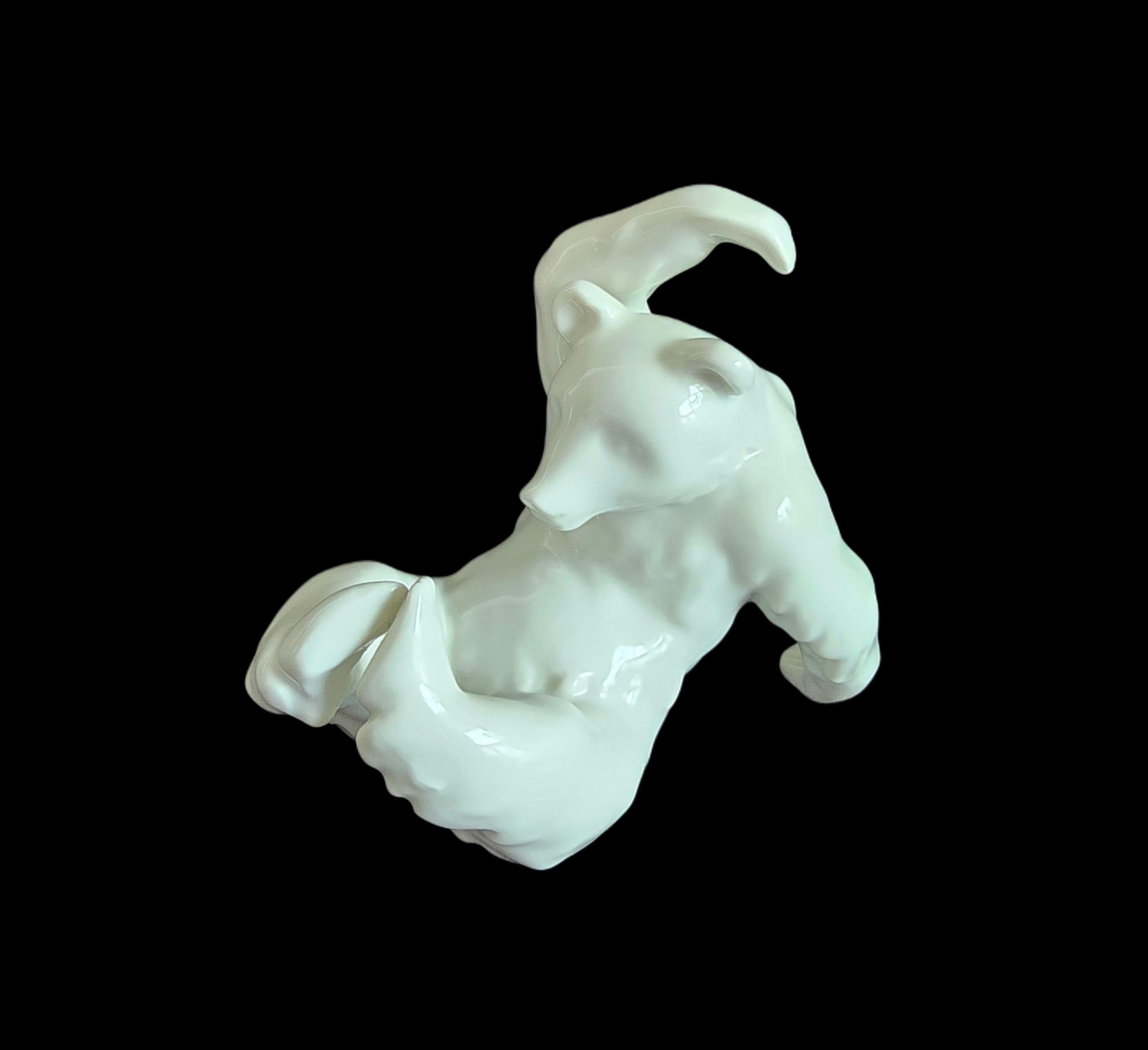 Vintage German KPM Polar Bear Porcelain Figurine - Etsy
