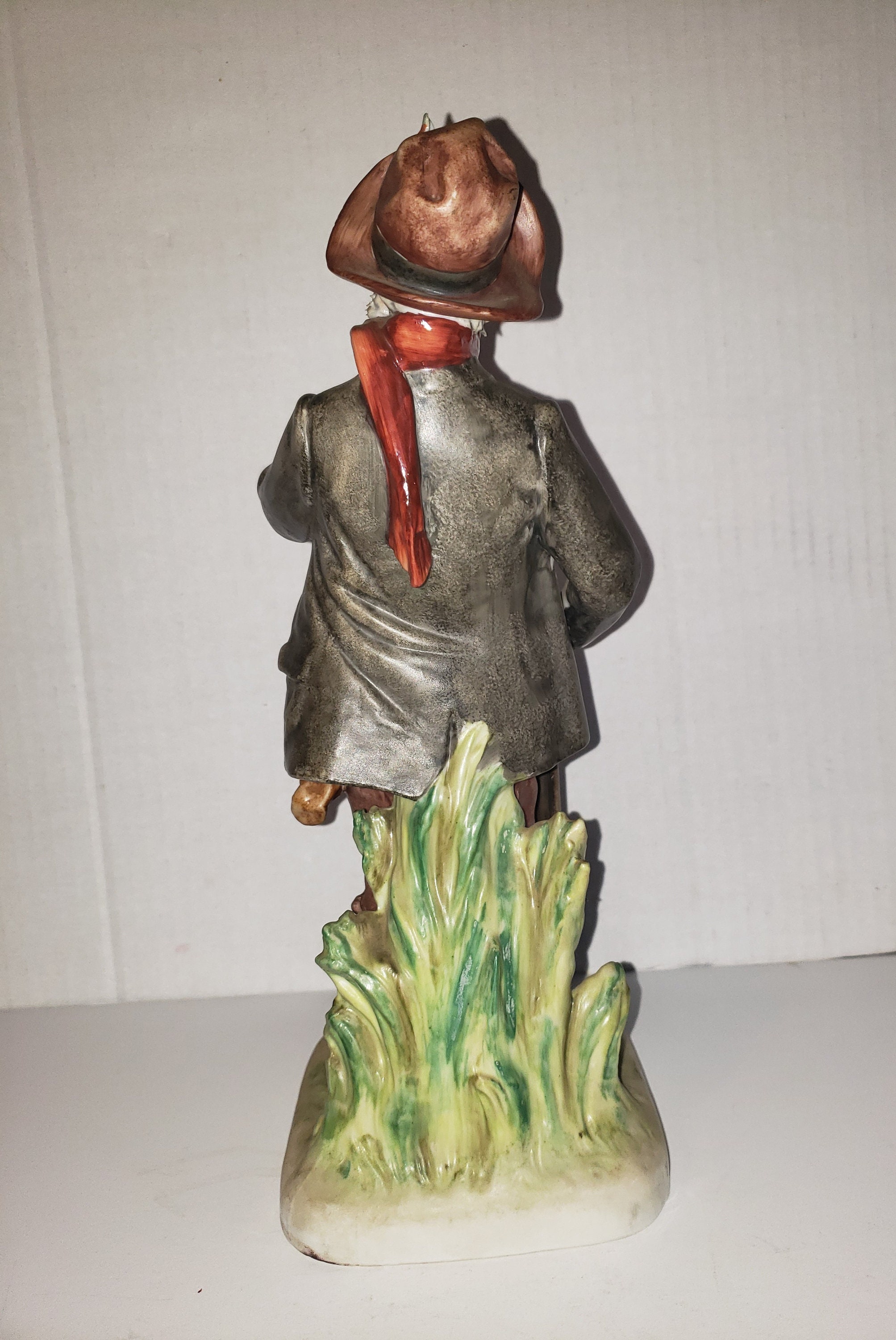 Vintage Capodimonte Italian rabbit Hunter Porcelain Figurine | Etsy