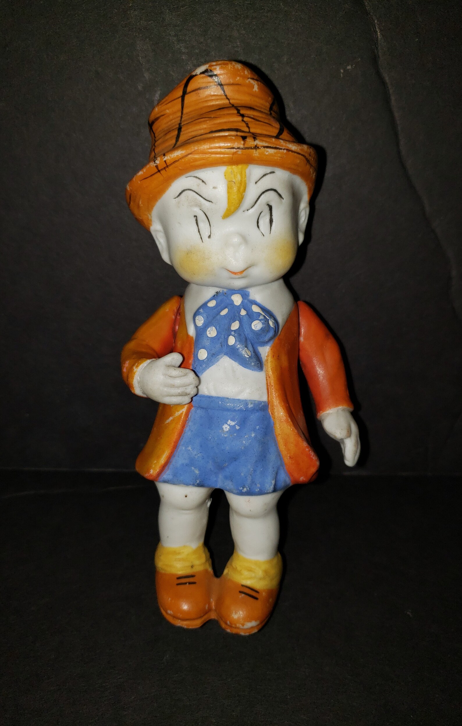 Vintage Japan Goobly Eye Jointed Boy Bisque Figurine - Etsy