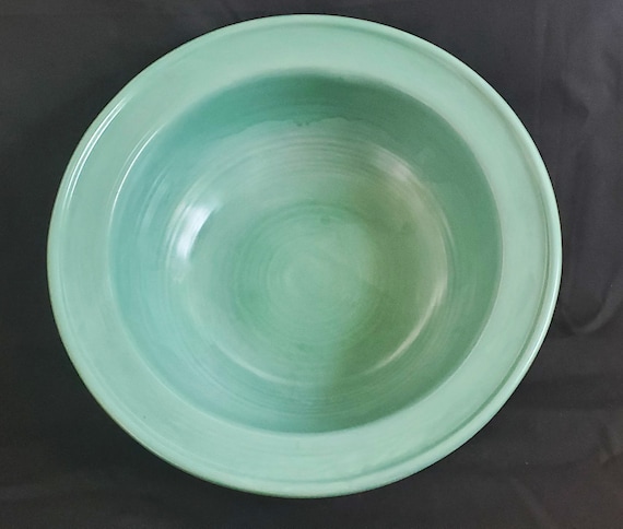 Rare Vintage Pfaltzgraff Stonewash Green Large Serving Bowl - Etsy