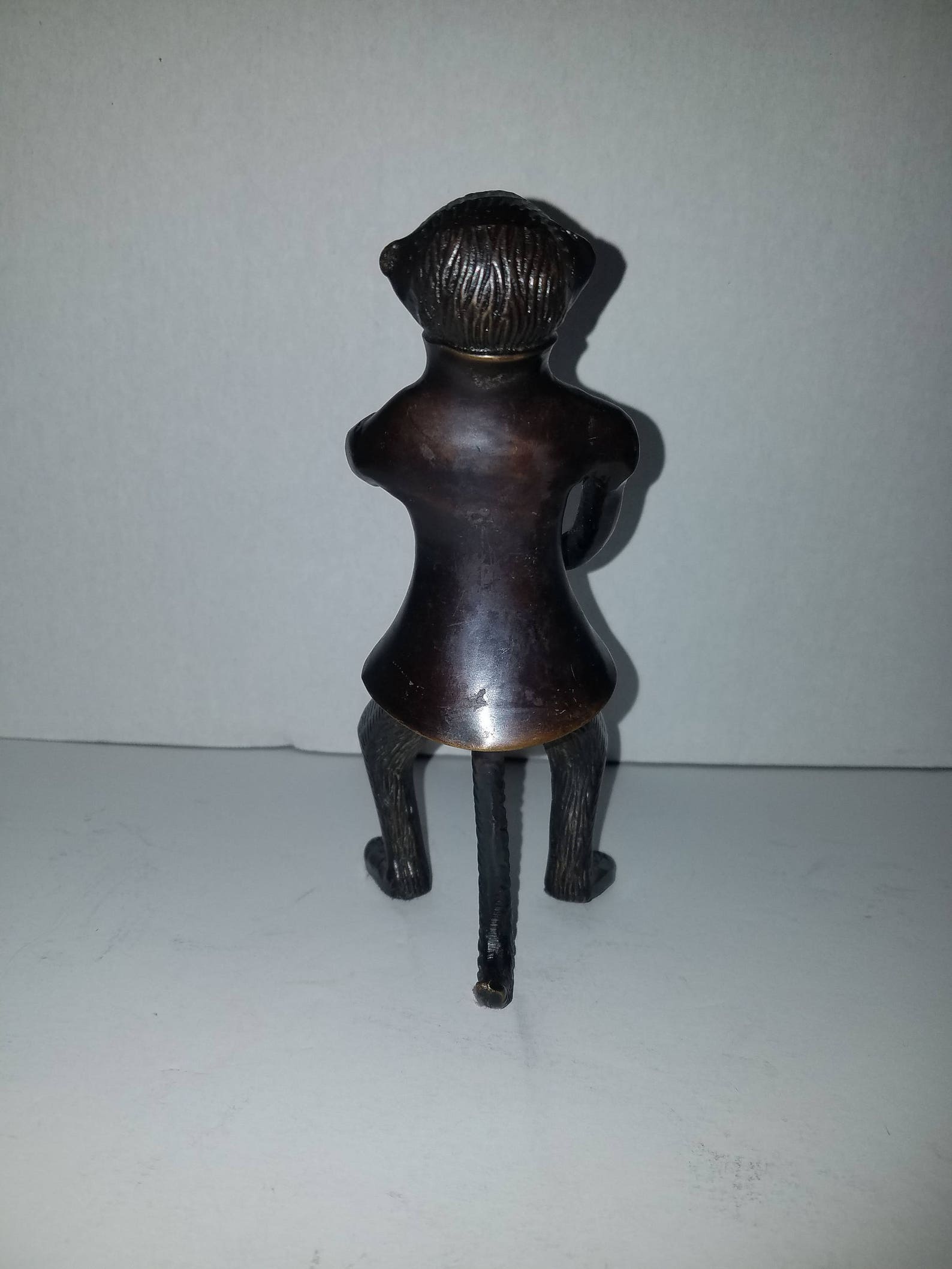 Charming Monkey Blowing Horn Metal Figurine - Etsy