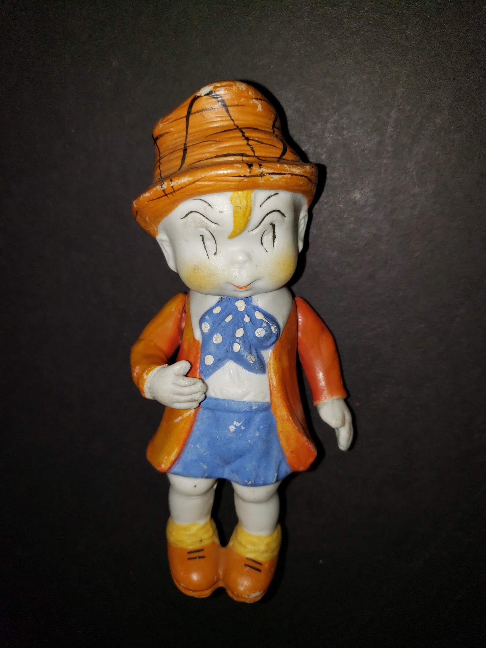 Vintage Japan Goobly Eye Jointed Boy Bisque Figurine - Etsy