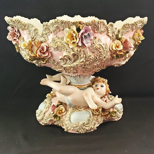 Capodimonte Cherub - Etsy