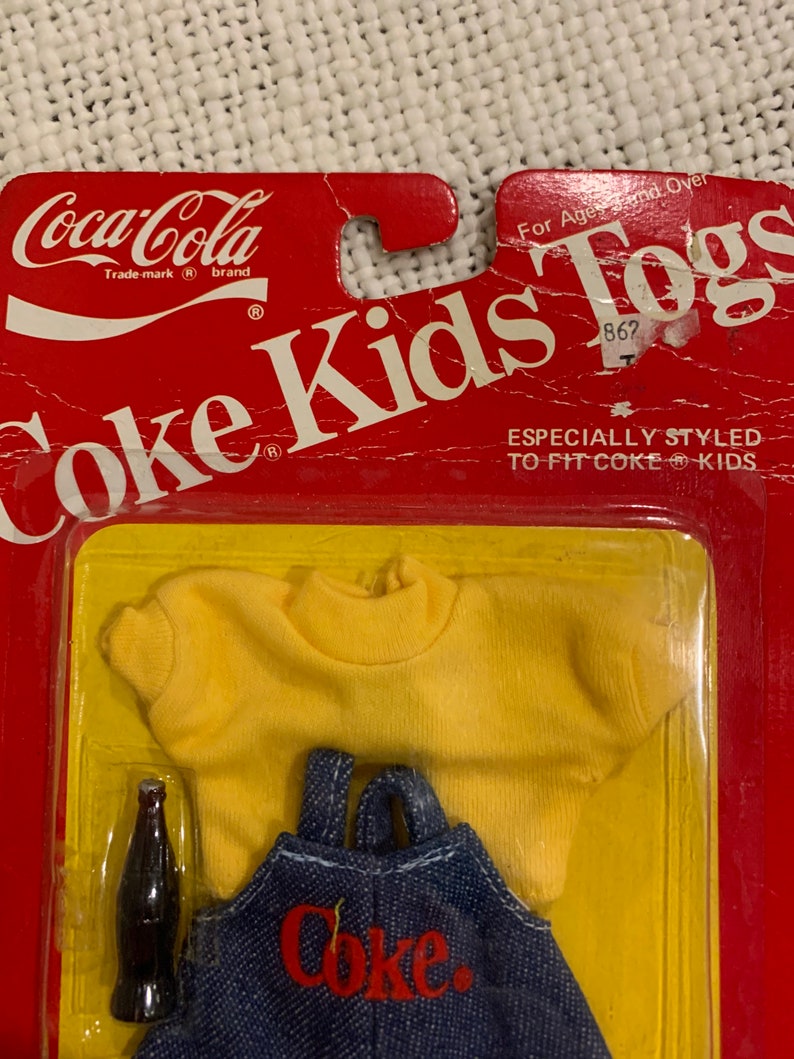 Vintage Coke Kids Togs Doll Outfit Original Card NOS 1986 Coca Cola - Etsy