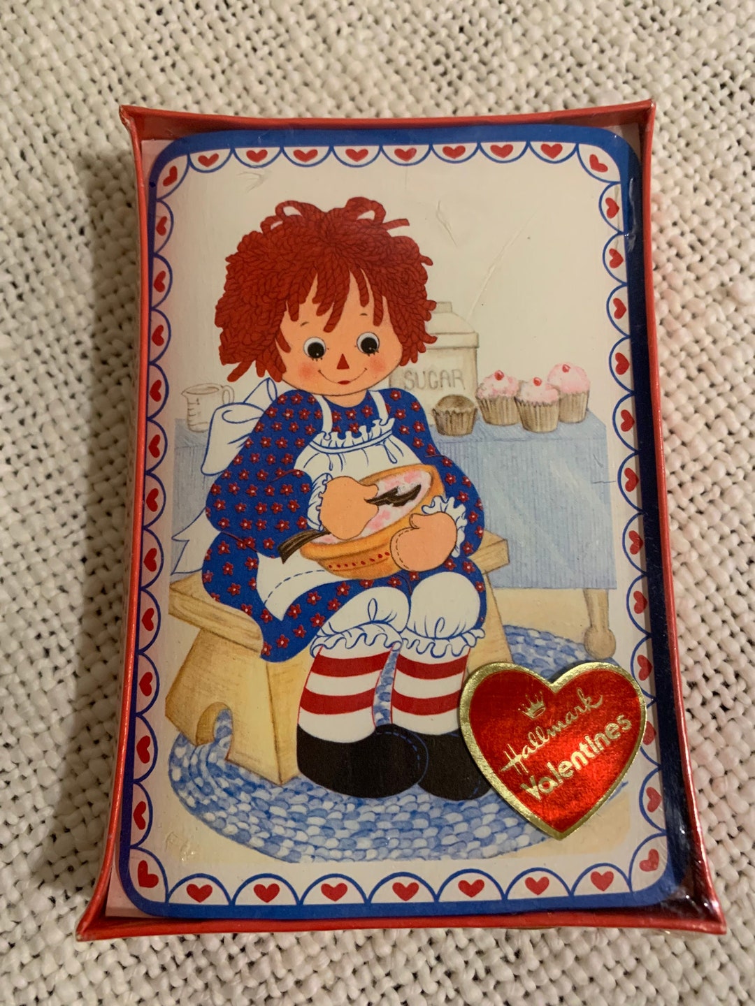 Hallmark Raggedy Ann Valentines Cards Tags Sealed NOS 1976 - Etsy
