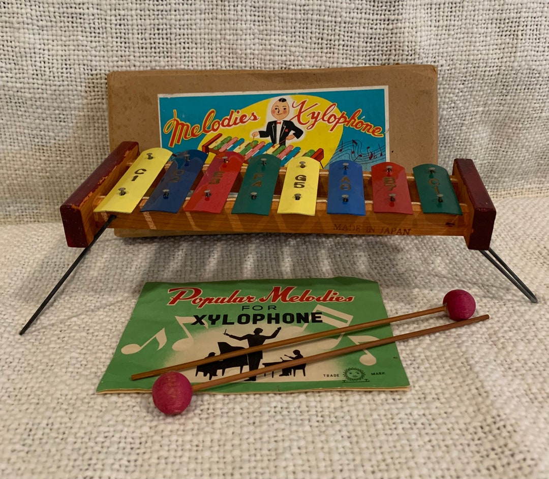 1950's Melodies Xylophone Original Box Mallets Song Book - Etsy