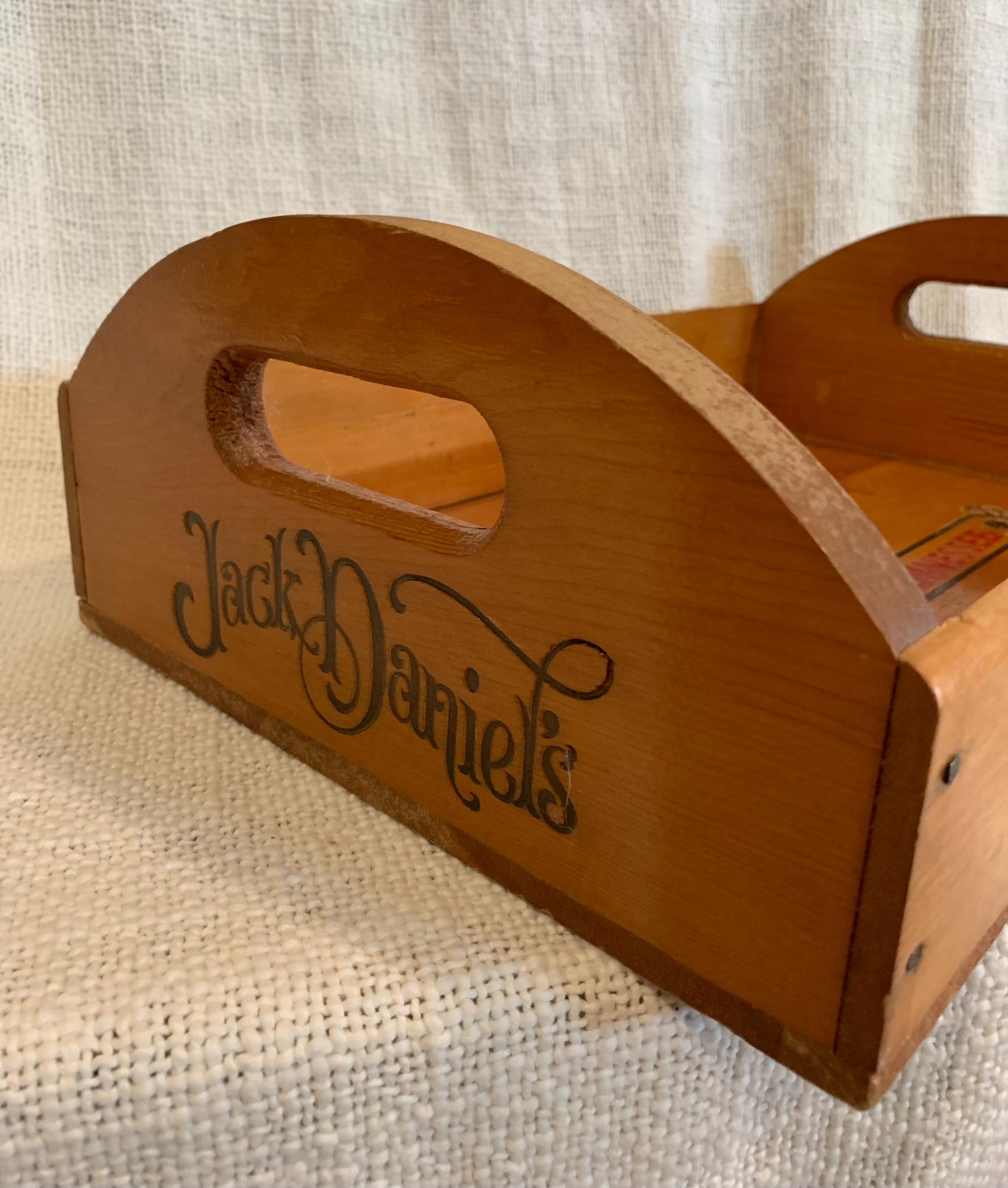 Jack Daniel's Wooden Serving Tray Old No. 7 Old Time Tennessee Whiskey ...