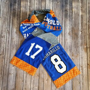 Memory Scarf Made With Sports Jerseys, T-shirts or Special Clothing ...